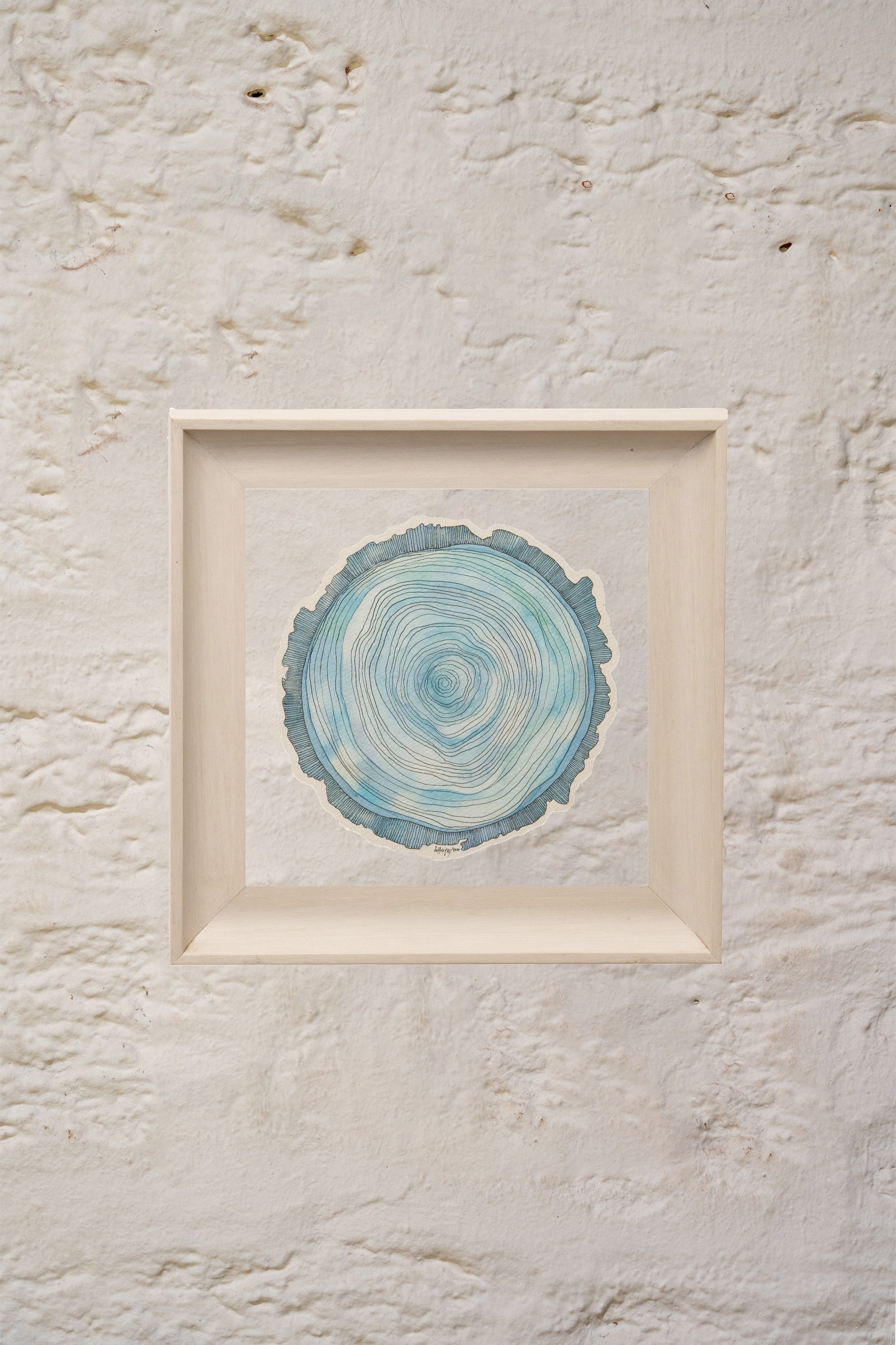 Blue tree ring – SaffronWiehlArt